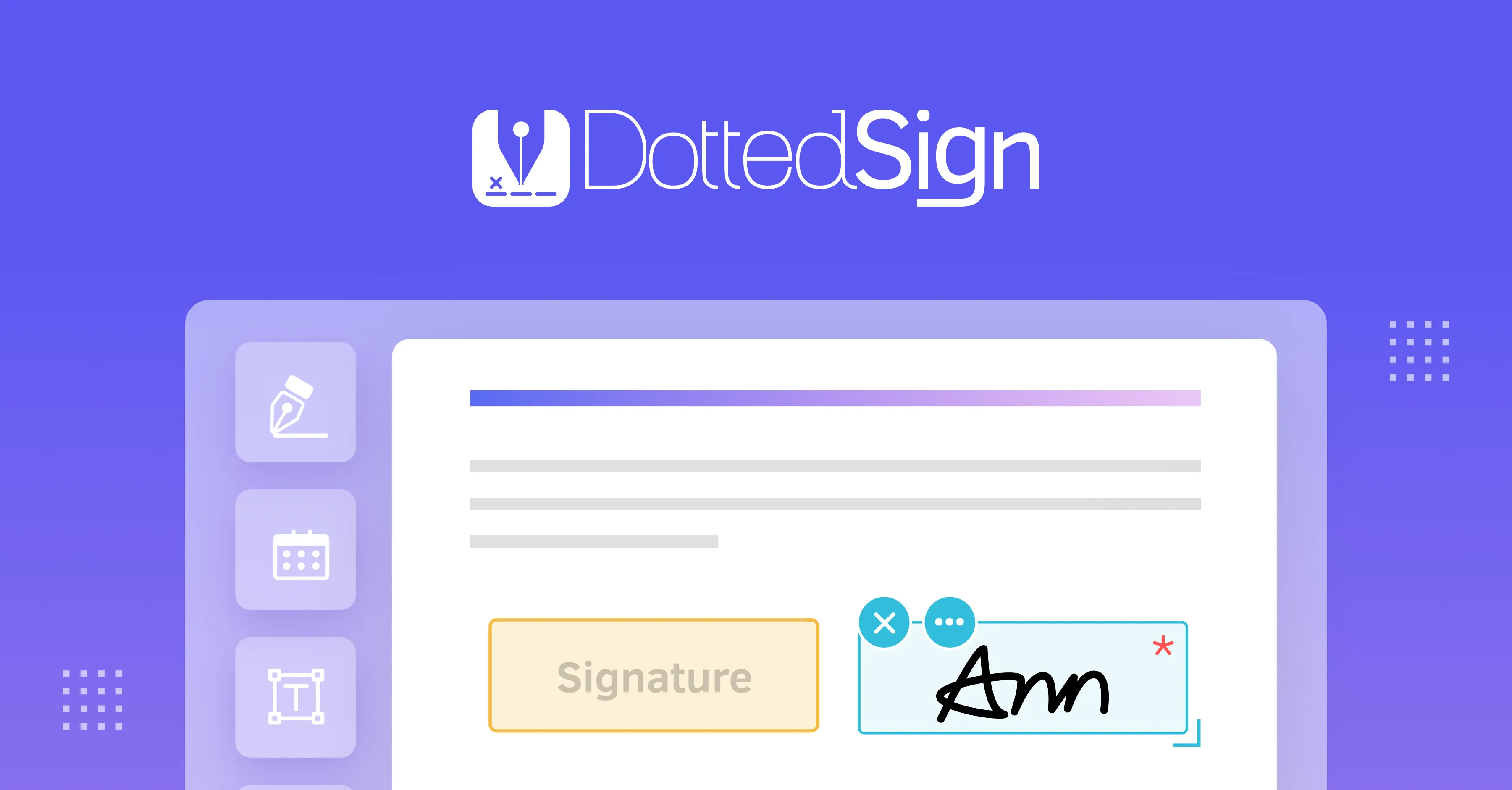 Create Your eSignatures Simple & Secure with DottedSign